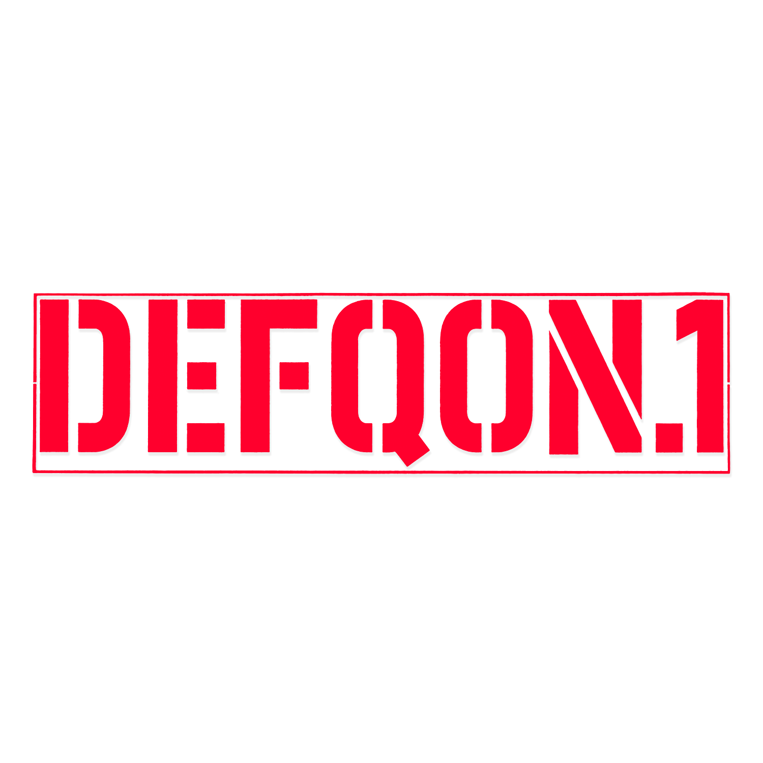 Defqon.1 Red Logo Car sticker
