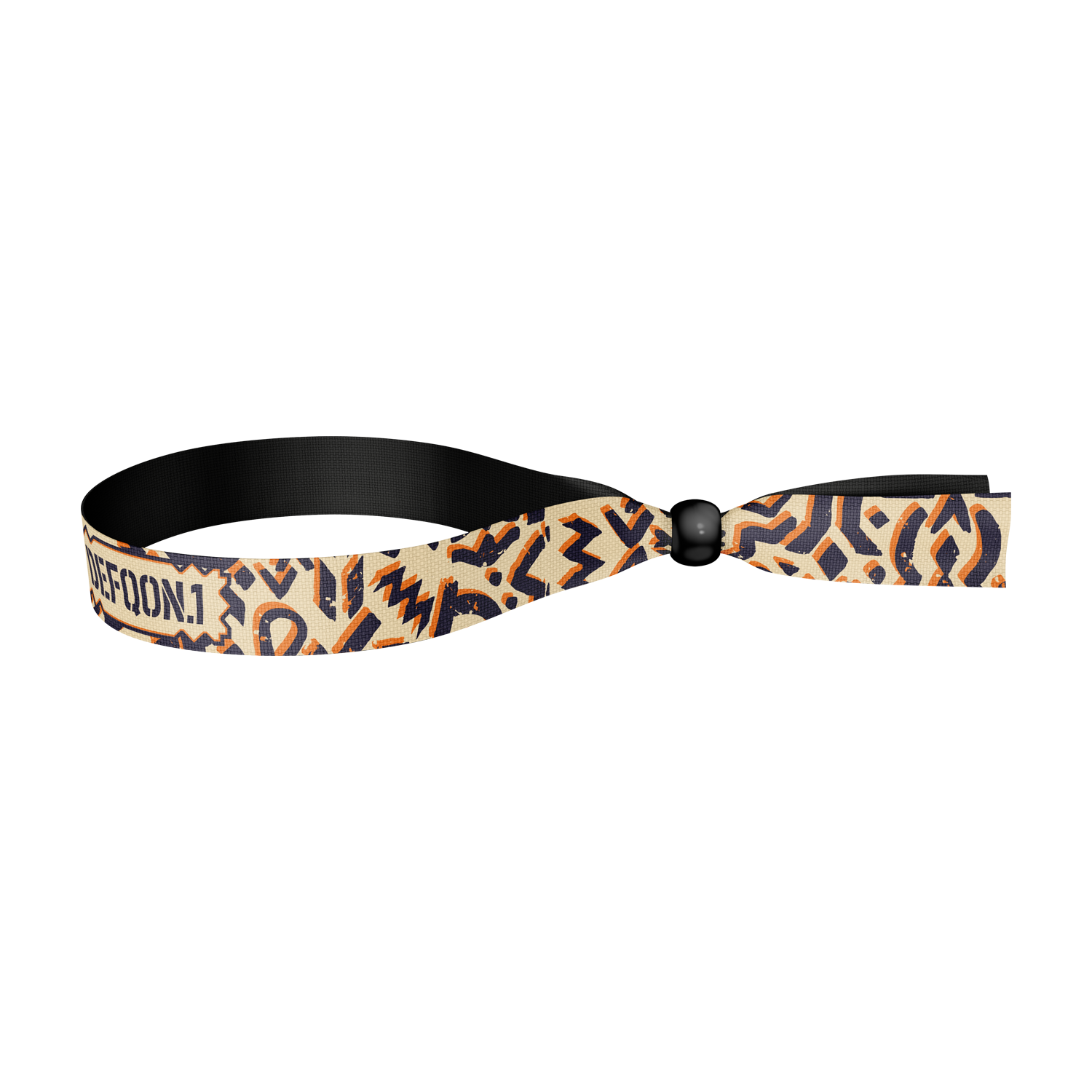Defqon.1 Woven bracelet beige