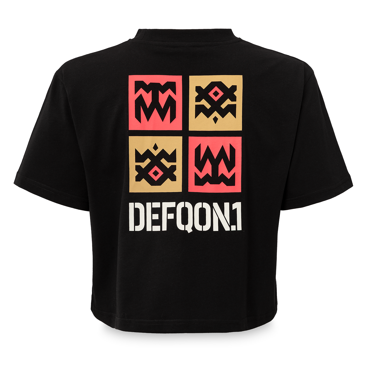 Defqon.1 Short Tee – Black with Printed Logos
