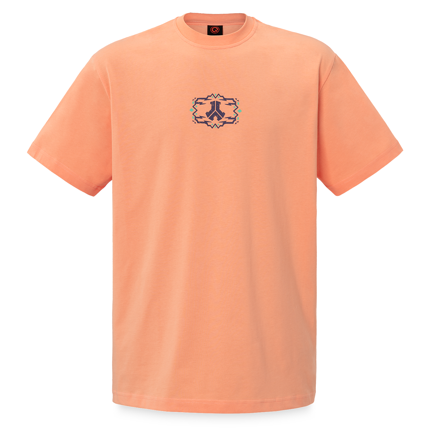 Defqon.1 T-Shirt – Peach Loose Fit with Purple Details