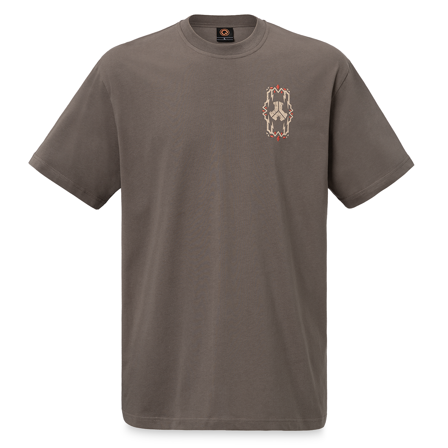 Defqon.1 T-Shirt – Mole Grey Loose Fit with Embroidery & Print