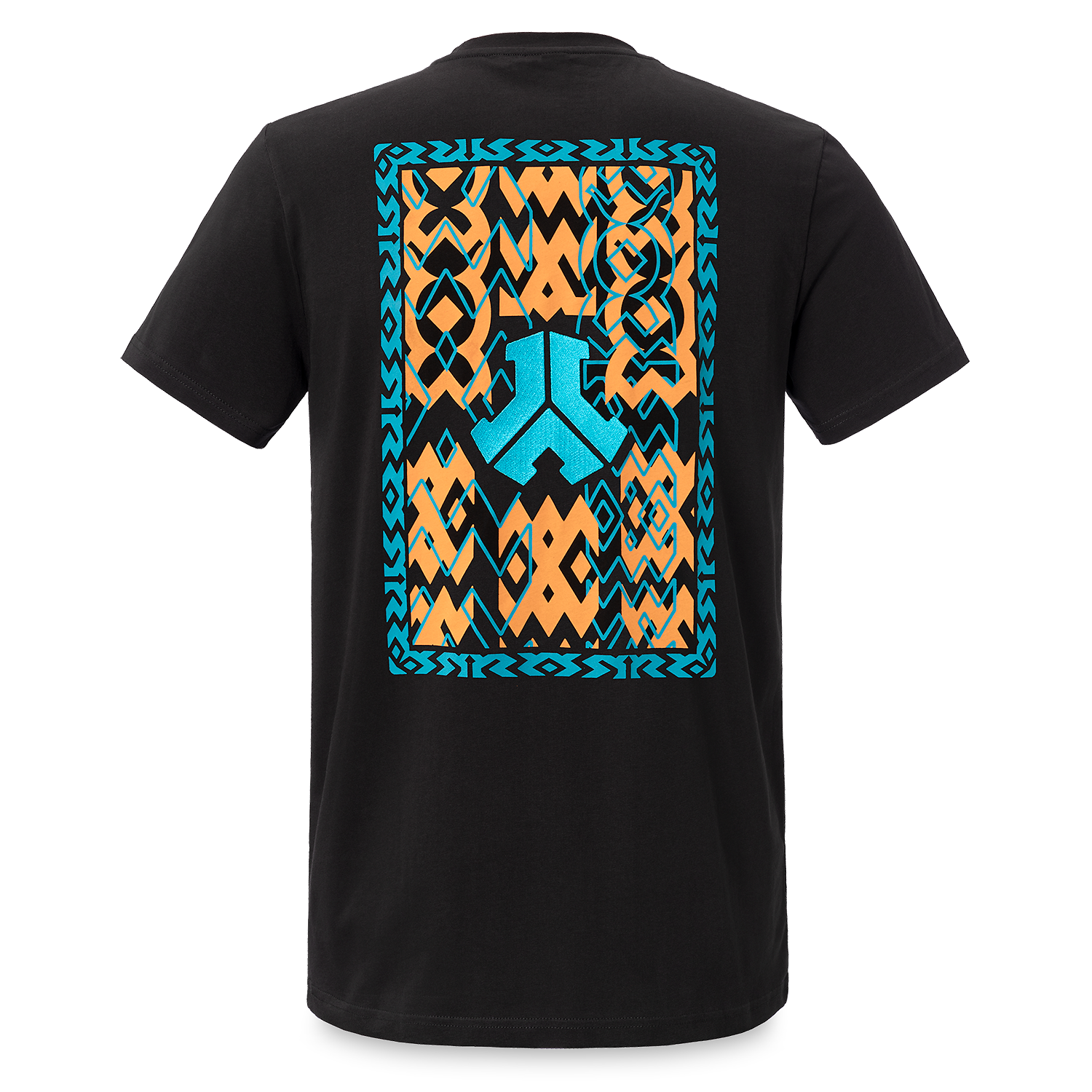 Defqon.1 T-Shirt – Black Loose Fit with Embroidered & Printed Logos