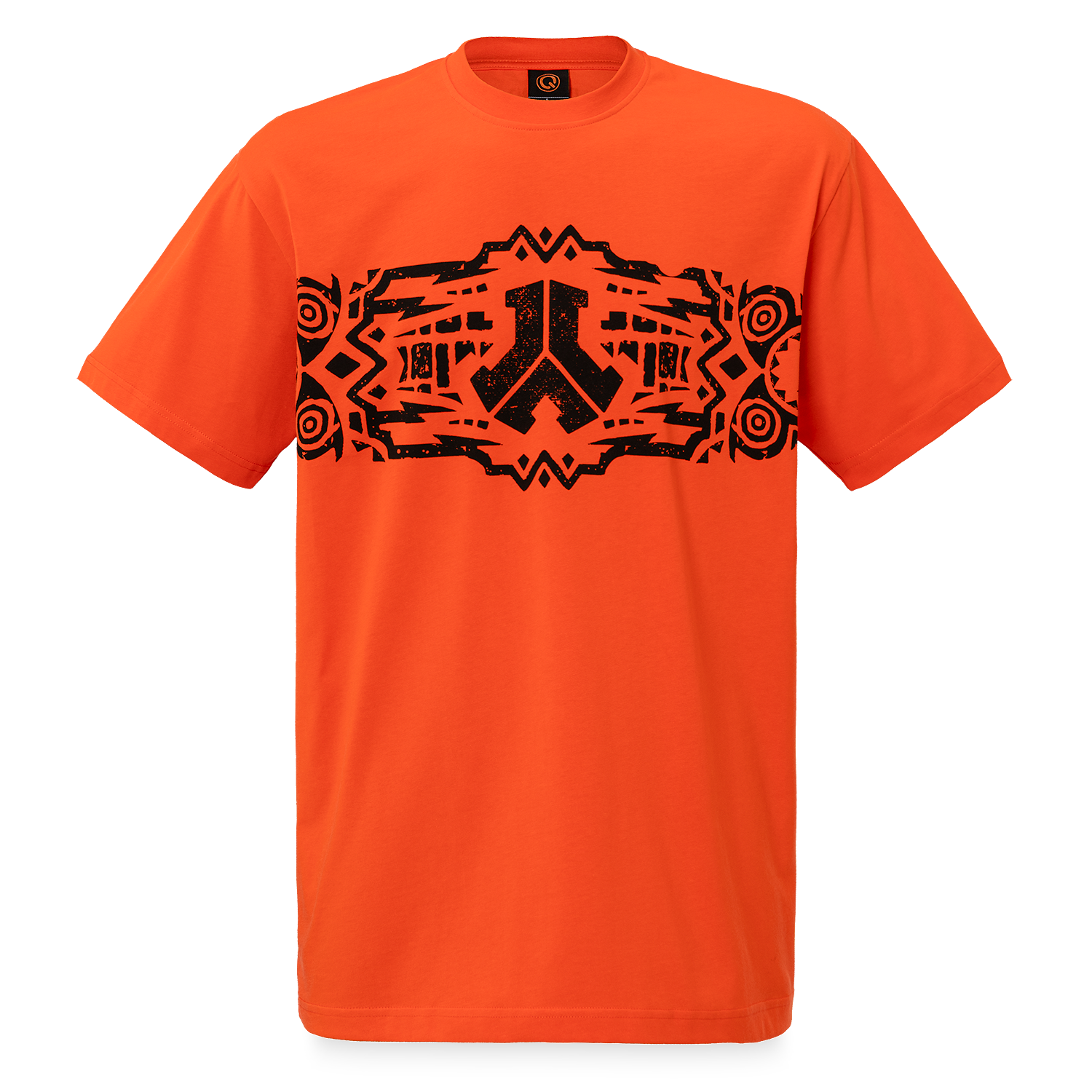Defqon.1 T-Shirt – Orange Loose Fit with Front Artwork & Back Logo