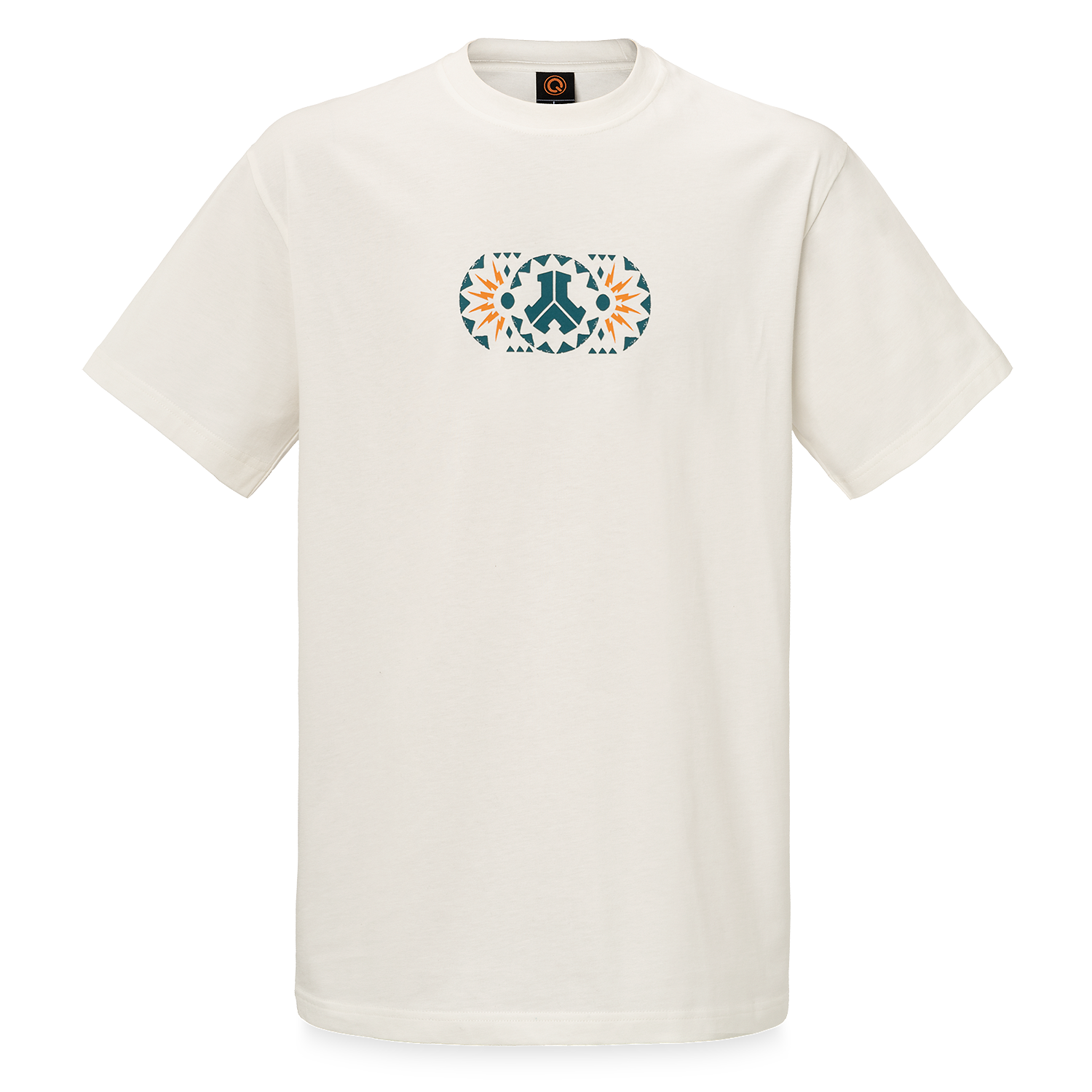 Defqon.1 T-Shirt – Off-White Loose Fit with Front & Back Artwork