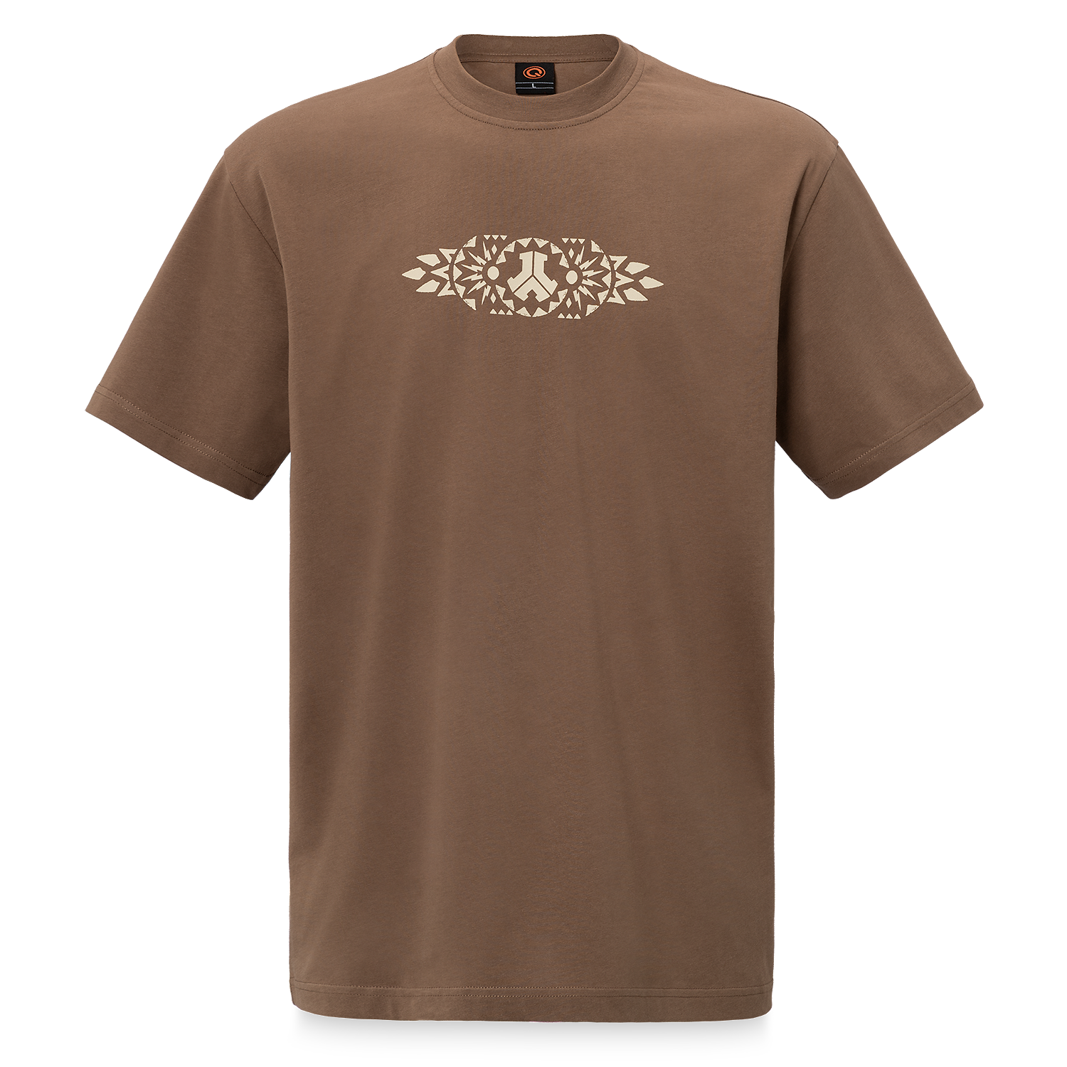 Defqon.1 T-Shirt – Mocha Loose Fit with Front & Back Print