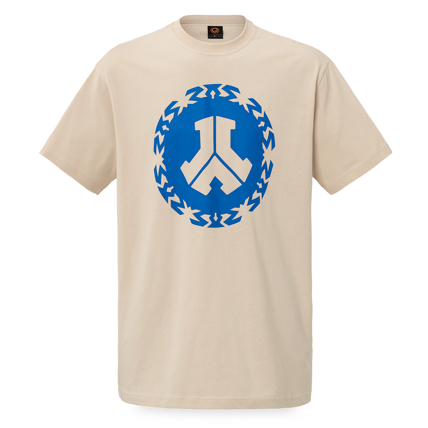 Defqon.1 T-Shirt – Sand Loose Fit with Front & Back Logo